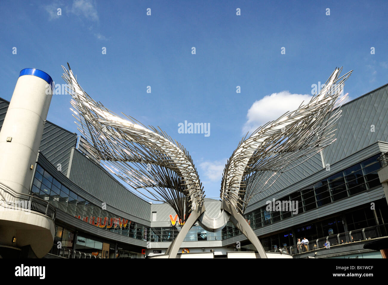 Angel sculpture at the N1 Centre, Islington London England UK Stock ...