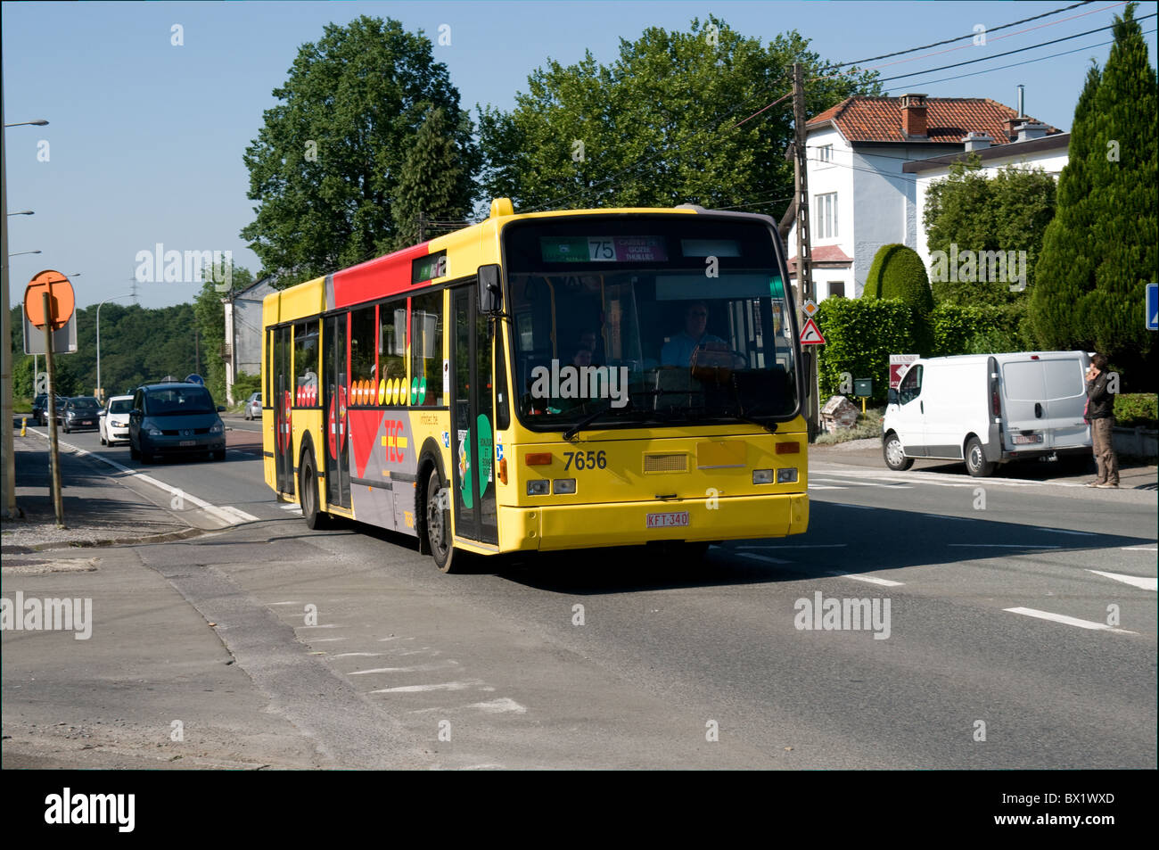 Single deck bus hi-res stock photography and images - Alamy