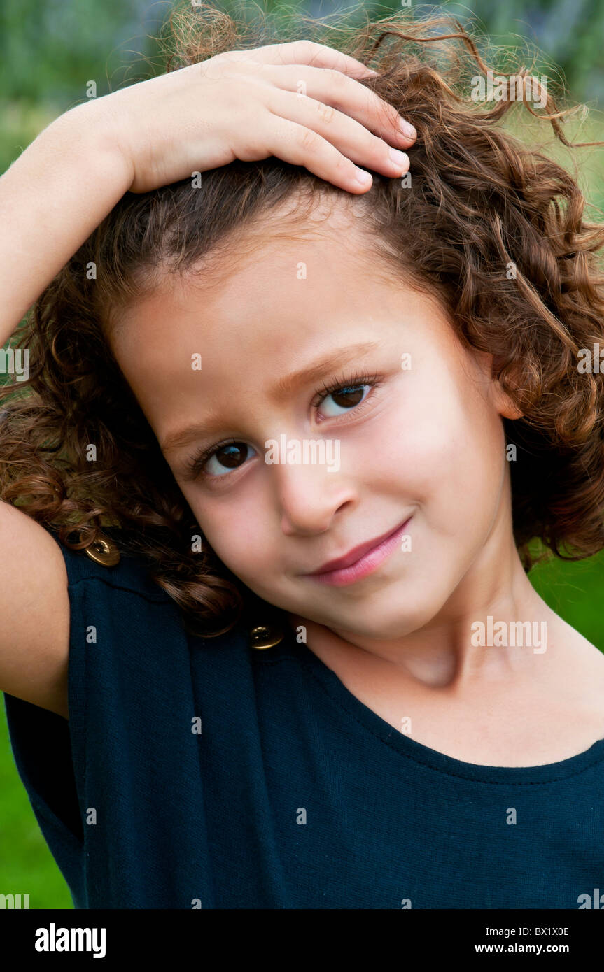Child hand over face hi-res stock photography and images - Alamy
