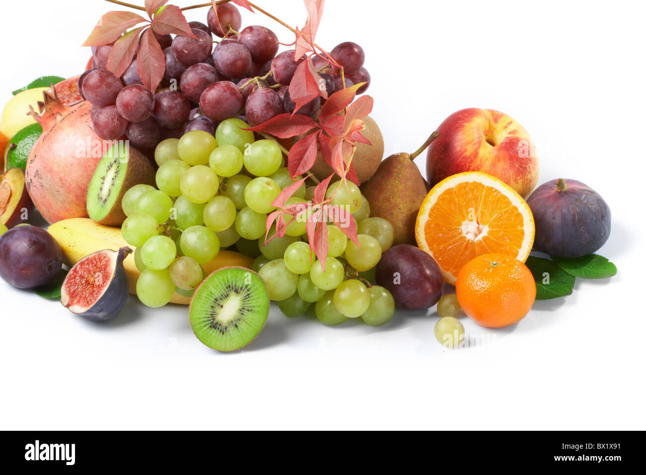 Peach grapes pear hi-res stock photography and images - Alamy