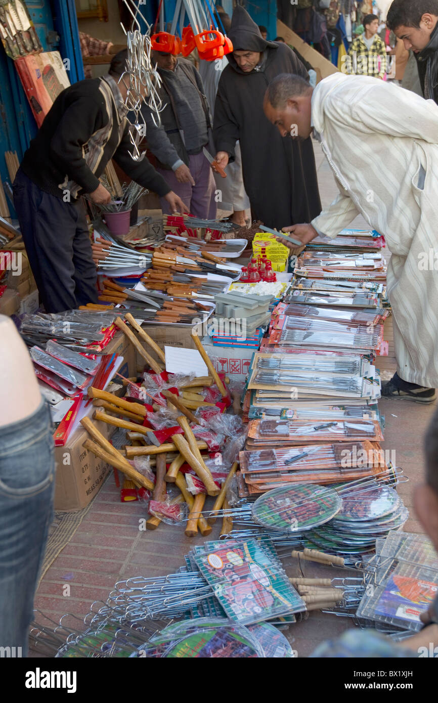 knives and utensils on sale for fete du Mouton,Morocco Stock Photo - Alamy