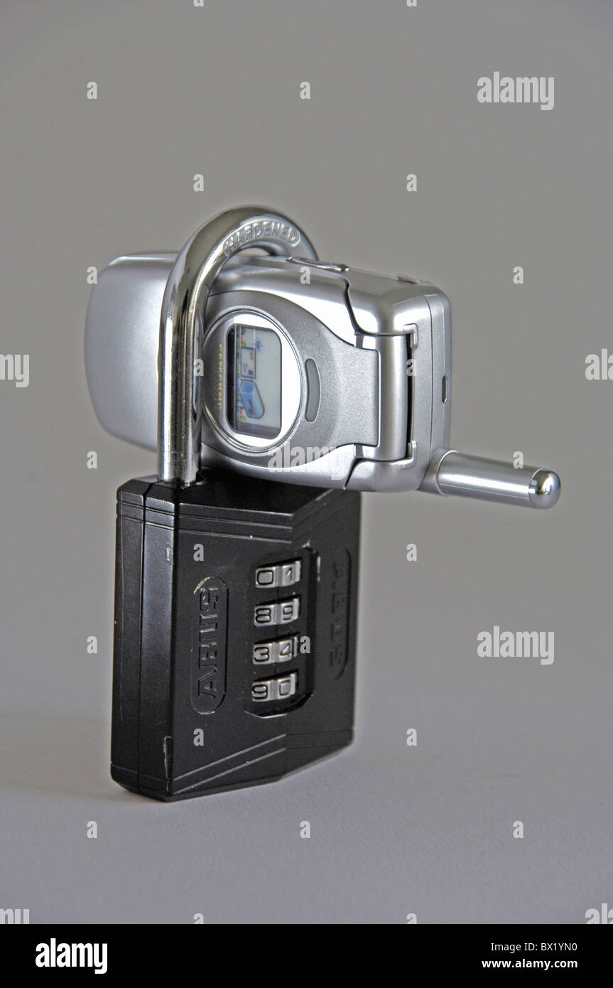 Mobile mobile phone prevention castle combination lock security safety ...