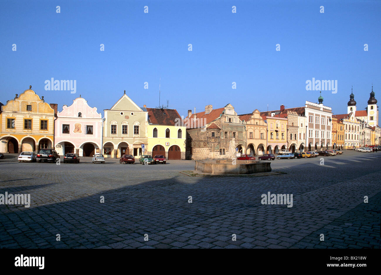 architecture city Czechia Europe historical homes houses place south ...