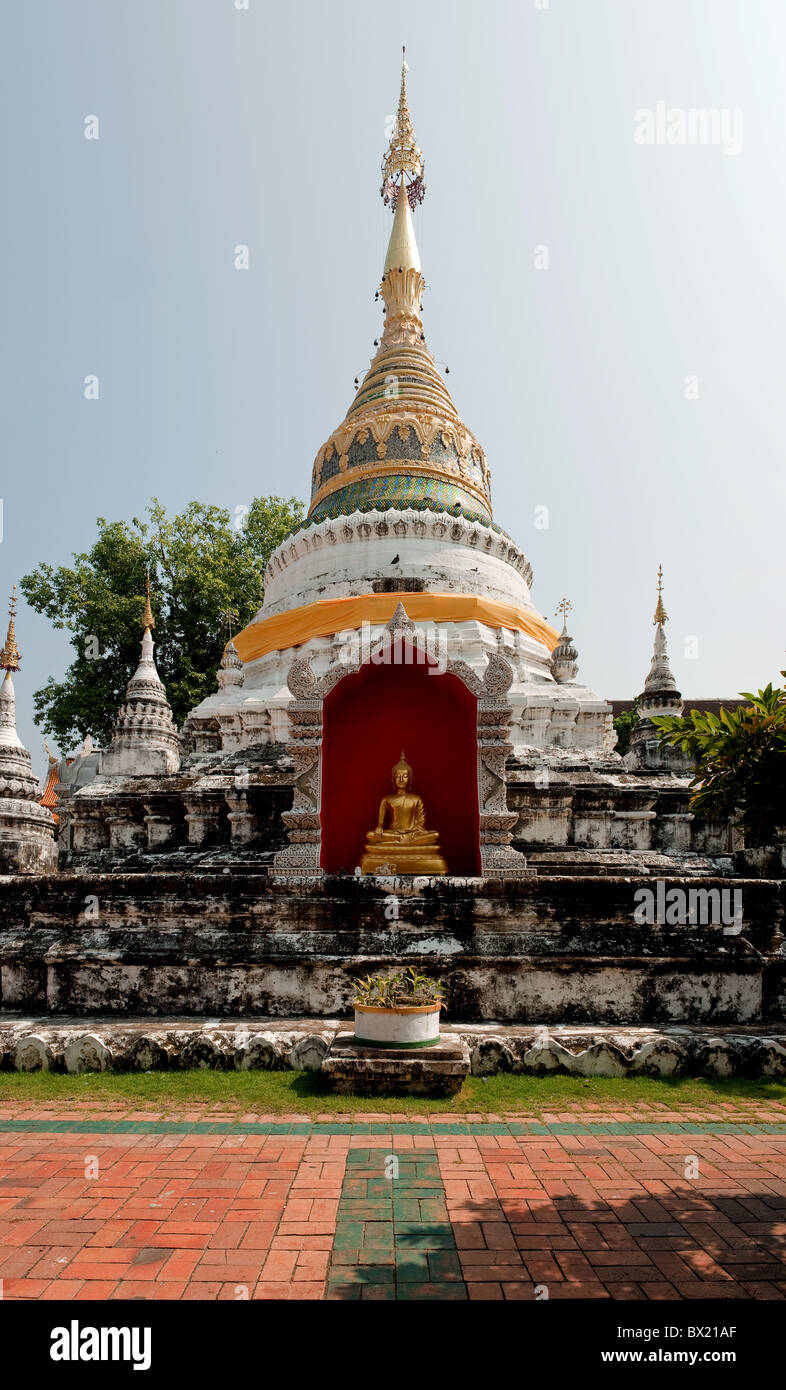 Wat Buppharam in Chiang Mai Stock Photo - Alamy