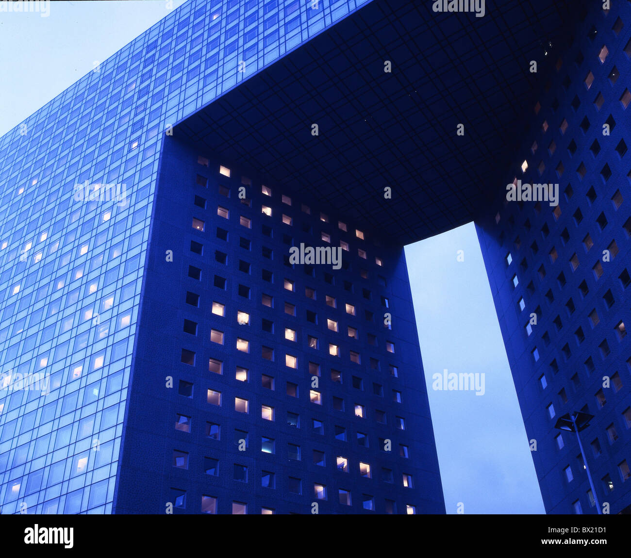 highrise towerblock multistory High-rise building grande Arche detail ...