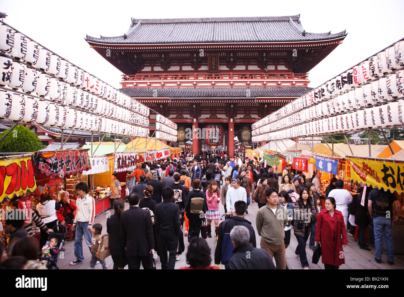 Japan Asia Tokyo Tokyo Asakusa district Asakusa shrine Nakamise street ...