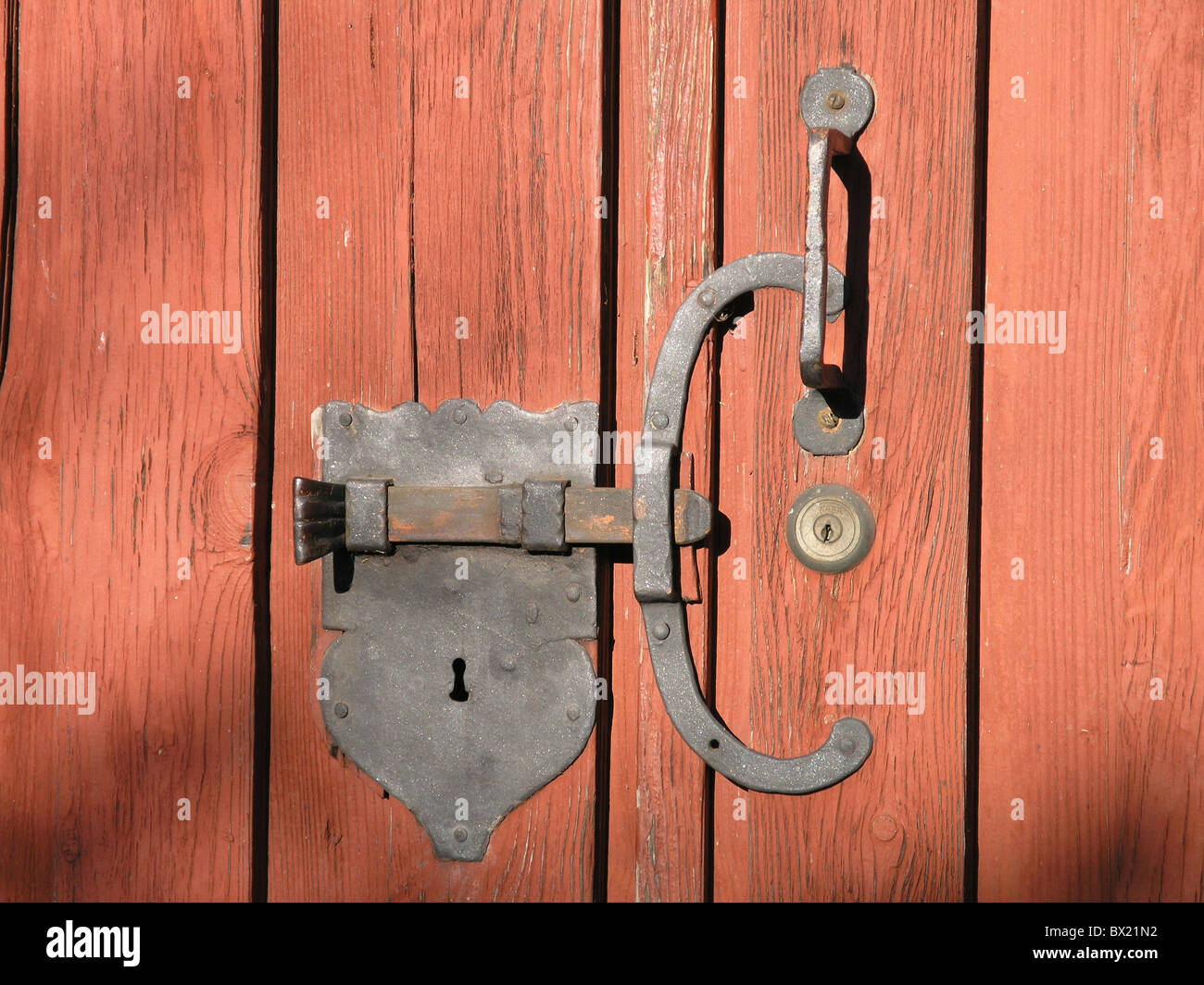 castle detail Door door lock door lock Stock Photo - Alamy
