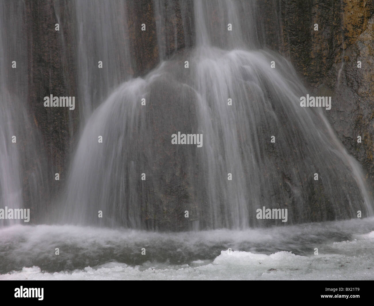 detail Water waterfall spray Stock Photo - Alamy