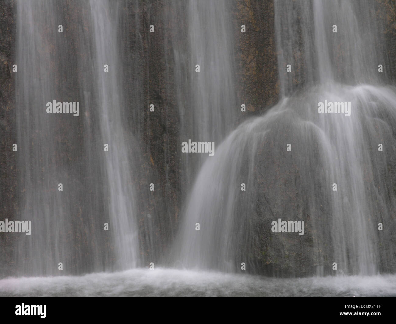 detail Water waterfall spray Stock Photo - Alamy