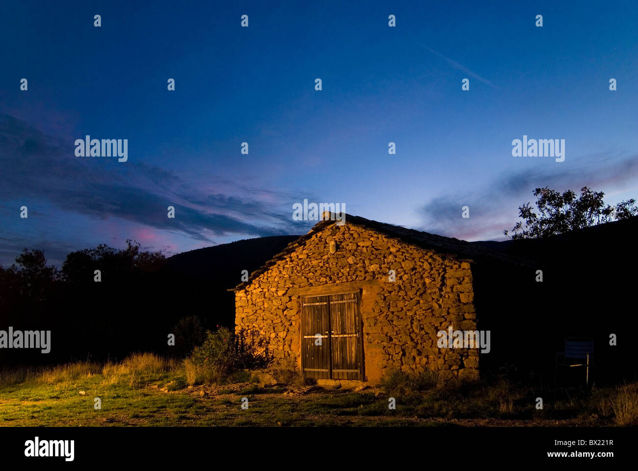 Barn house in Spain Stock Photo - Alamy