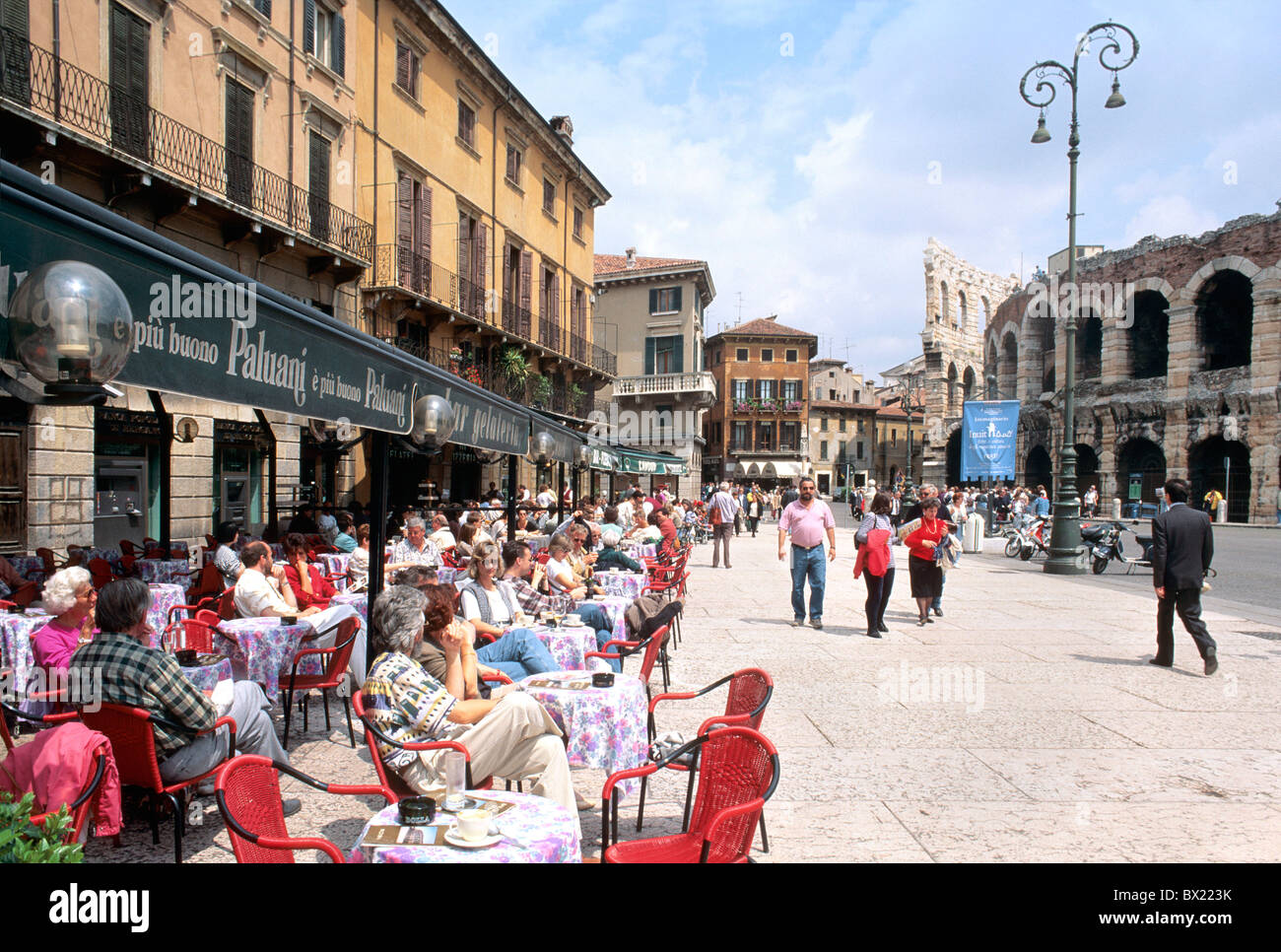 amphitheater cafe city company guests Italy Europe lives no model ...