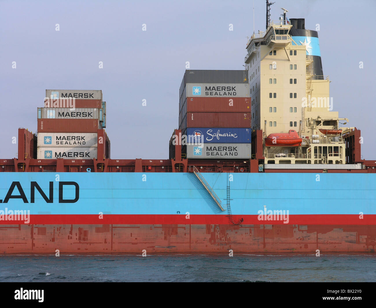 aquatic traffic Cargo container container ship freight freight hauler ...