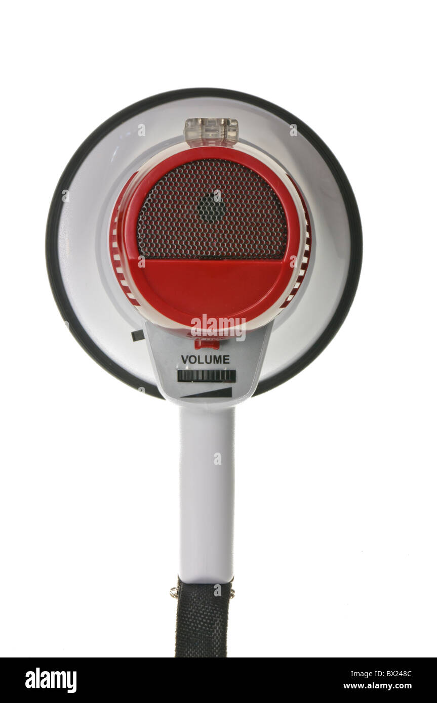 Loud hailer hi-res stock photography and images - Alamy