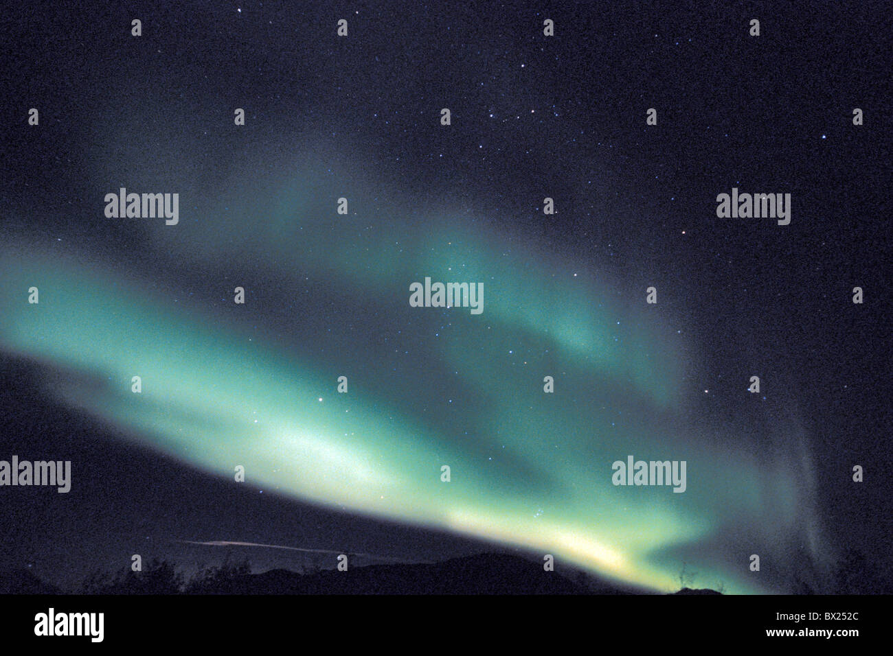 polar light northern lights Aurora Borealis at night night sky USA ...