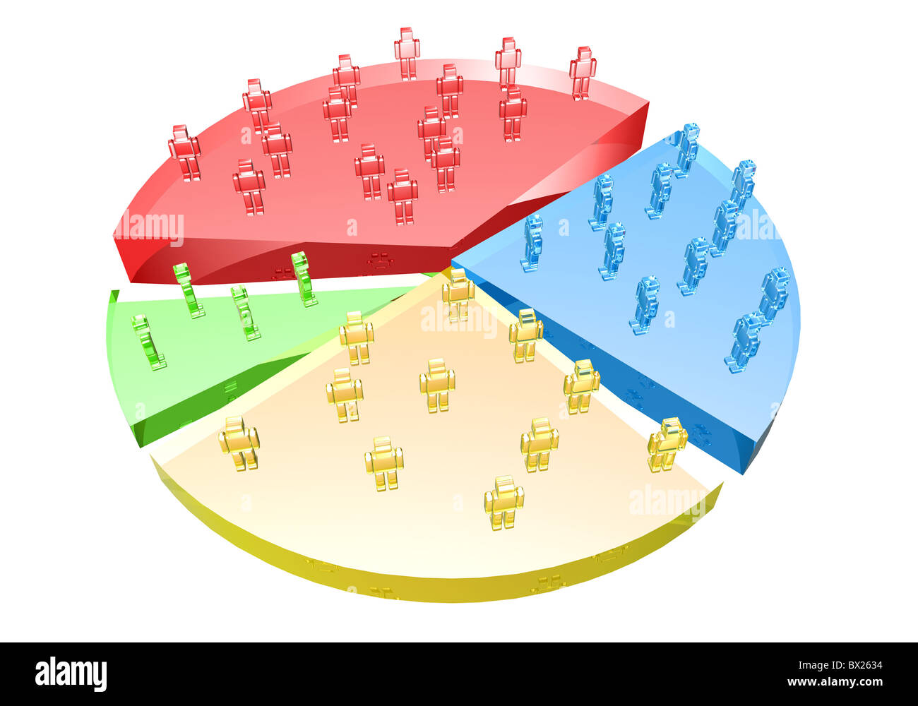 Growing User base chart Stock Photo - Alamy