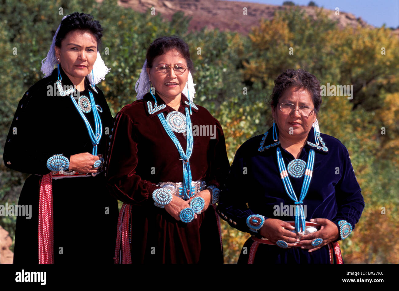 America Arizona Color Colour Native Americans women Navajo Indian ...