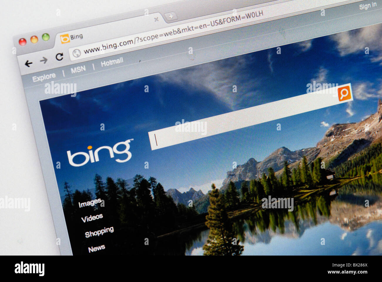 Bing site hi-res stock photography and images - Alamy