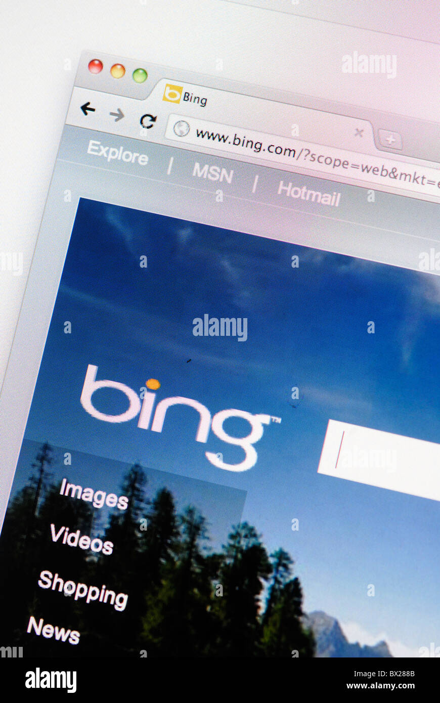 Bing site hi-res stock photography and images - Alamy