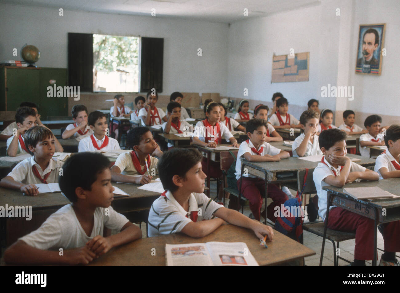 CUBA. SCHOOL CHILDREN IN A CLASSROOM IN HAVANA Stock Photo - Alamy
