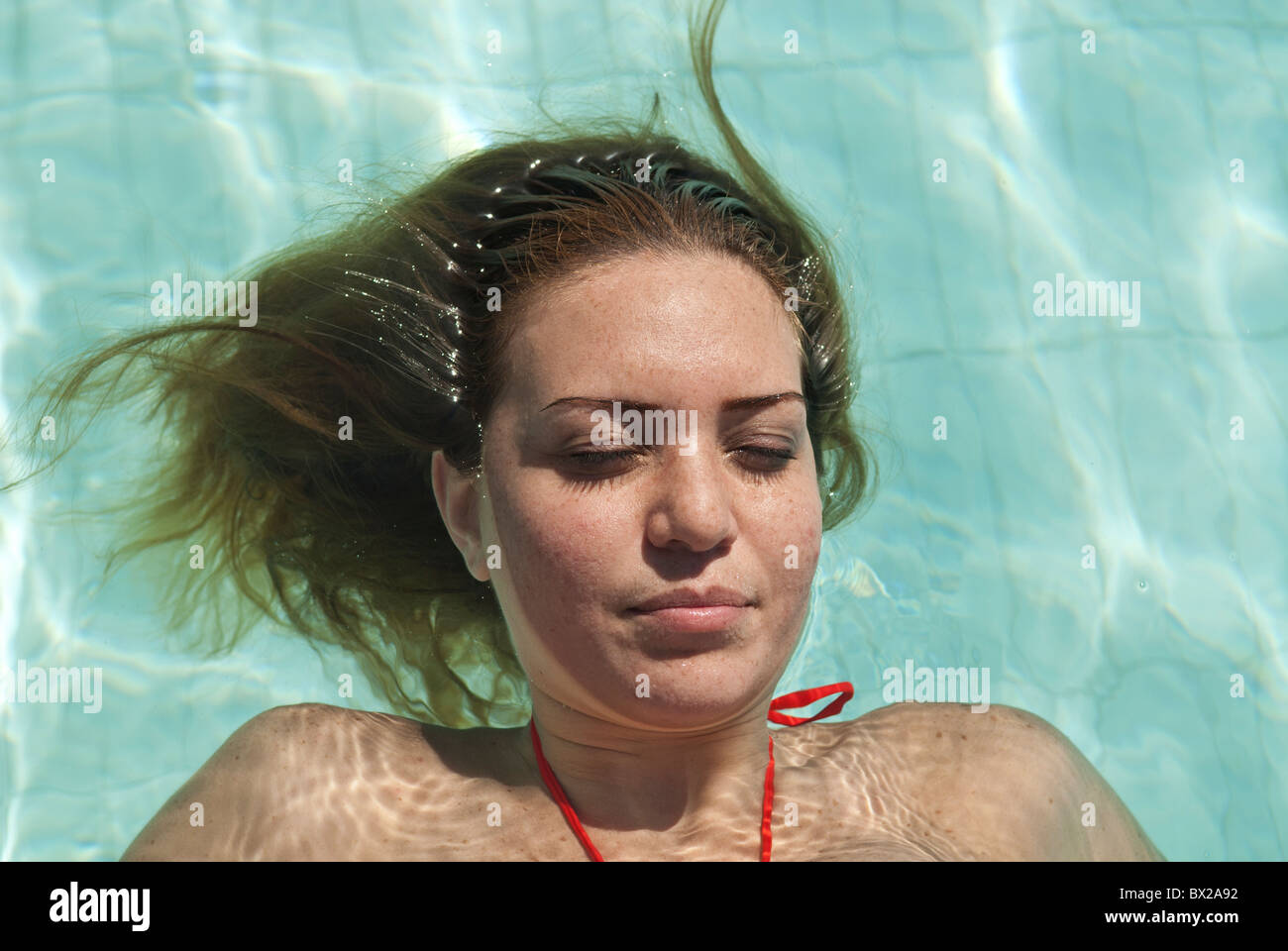 Girl Floating On Back High Resolution Stock Photography and Images - Alamy