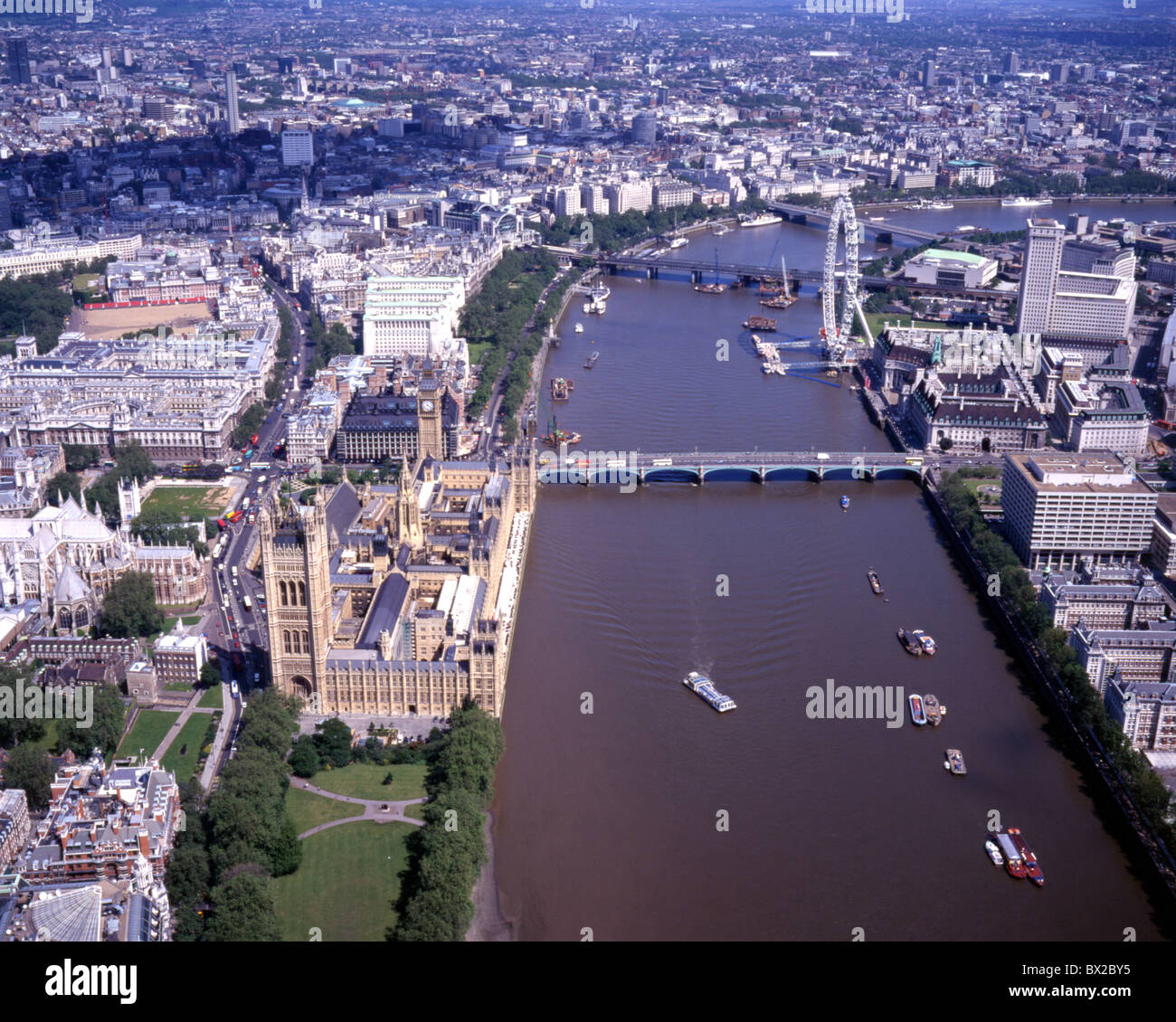 Aerial photo Big Ben Cities City England aerial view Great Britain ...
