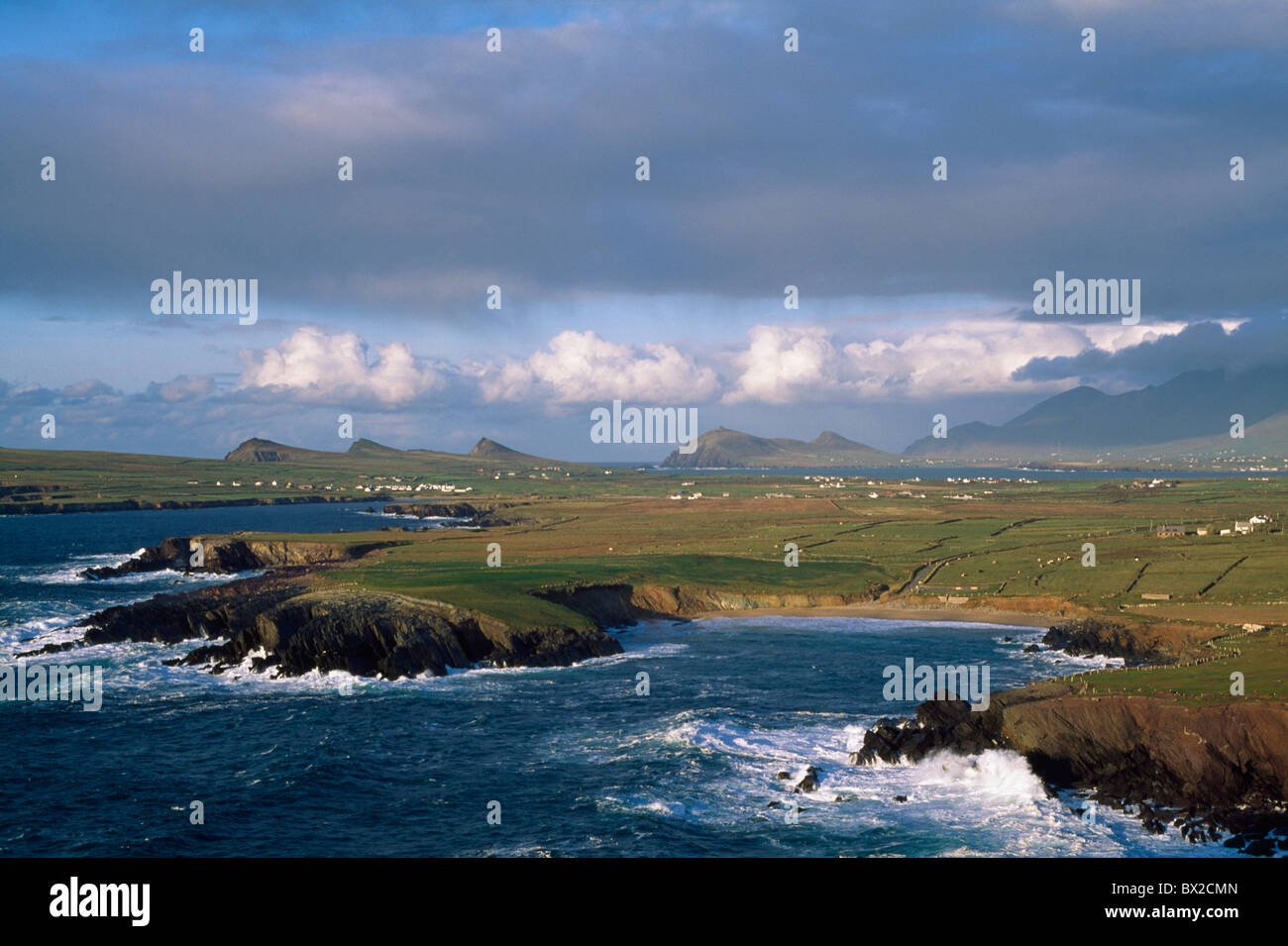 Co Kerry, Clogher Beach, Three Sisters Dingle Stock Photo - Alamy