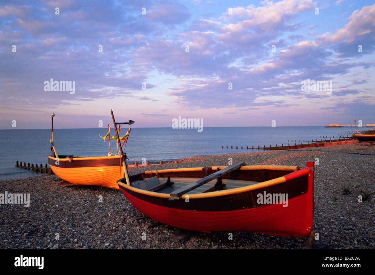 Beach Boats Britain British Isles Coast Coastal Colourful Fishing Boats ...