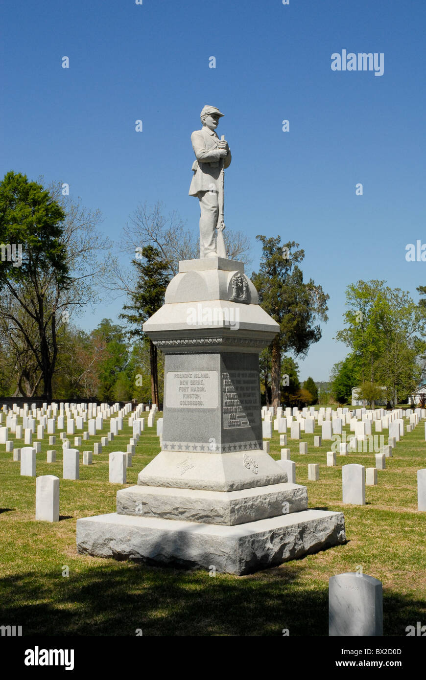 New Bern National Cemetery located in New Bern, NC USA Stock Photo - Alamy