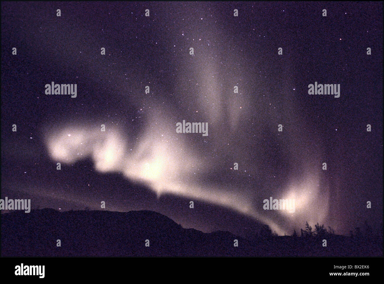 Alaska America At night Aurora Borealis Night Night sky Northern lights ...