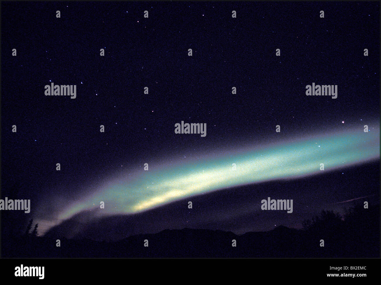 Alaska America At night Aurora Borealis Night Night sky Northern lights ...