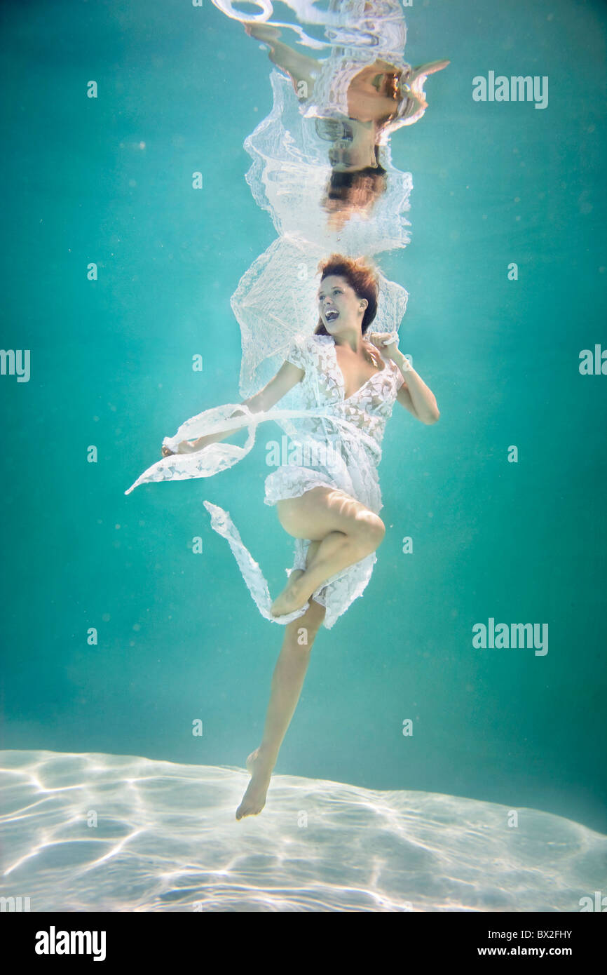 Woman Vintage Pool Dress High Resolution Stock Photography and Images ...