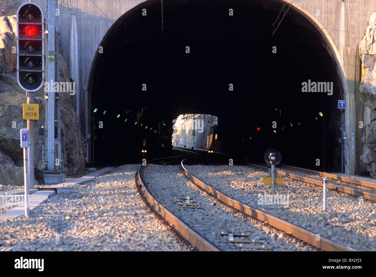 Light signal Line Public traffic Railroad Railroads Rails Railway ...