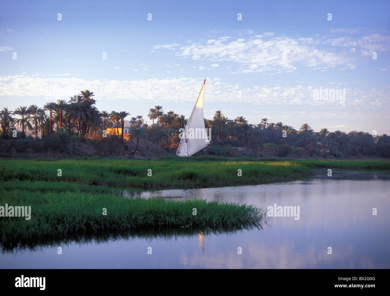 Egypt North Africa Felukka Felukke Luxor Mood River Sail boat Nile ...