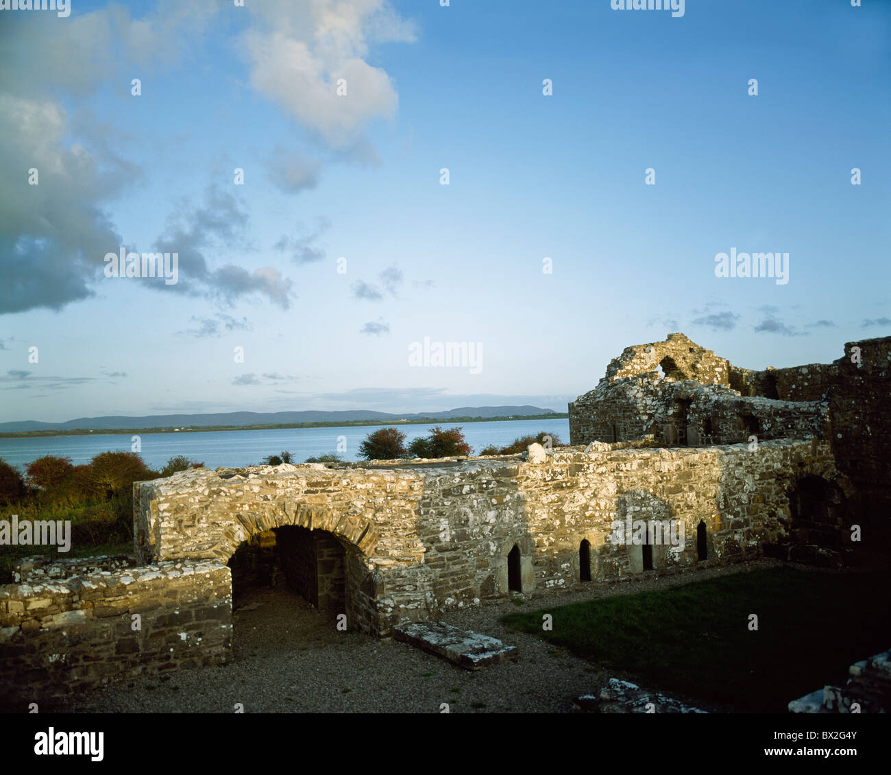 Errew Abbey, Lough Conn, Ballina Co Mayo Stock Photo - Alamy
