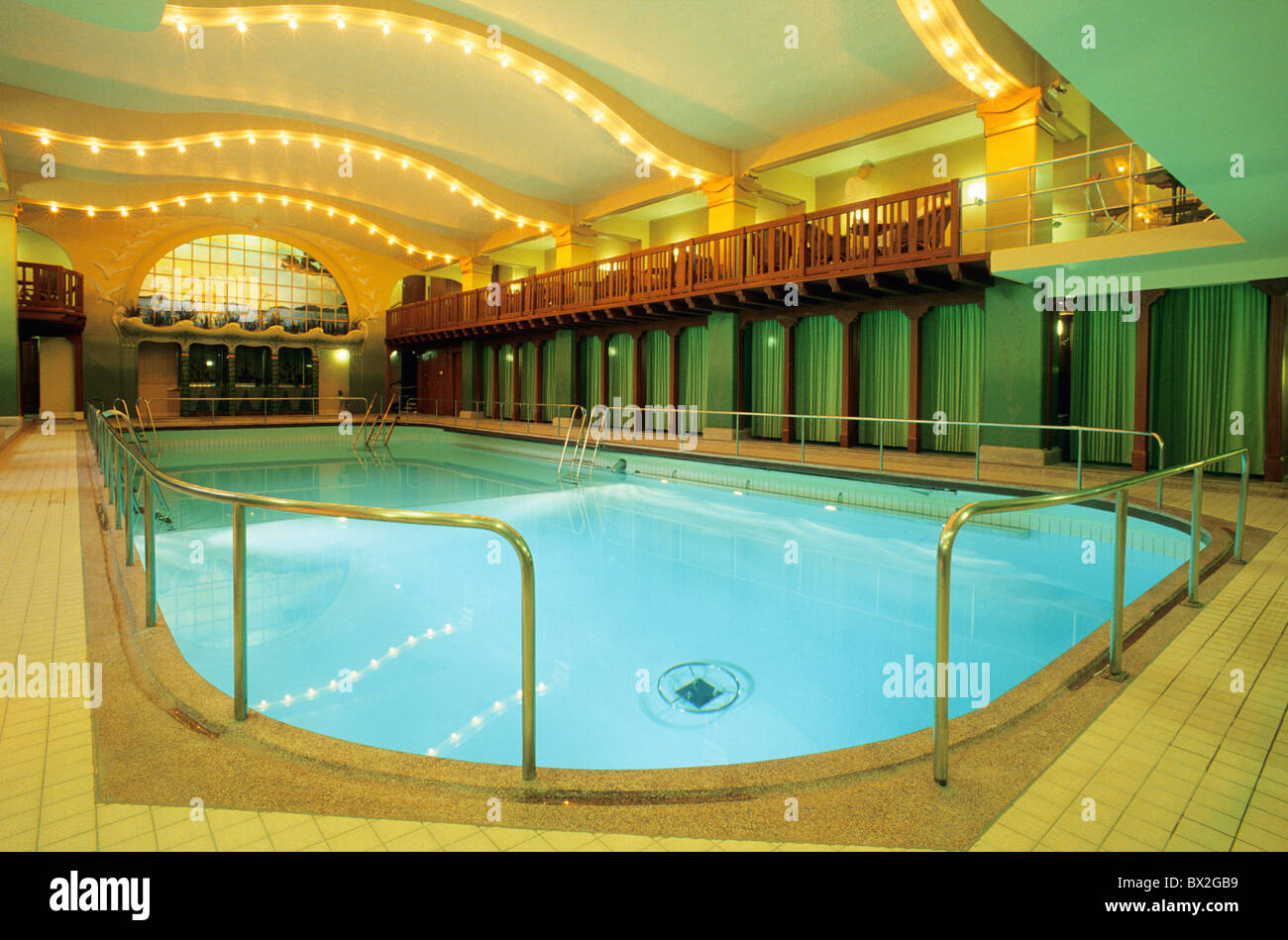 Architecture Art Nouveau Art Nouveau Bath Bathing Centralbadet Indoor ...