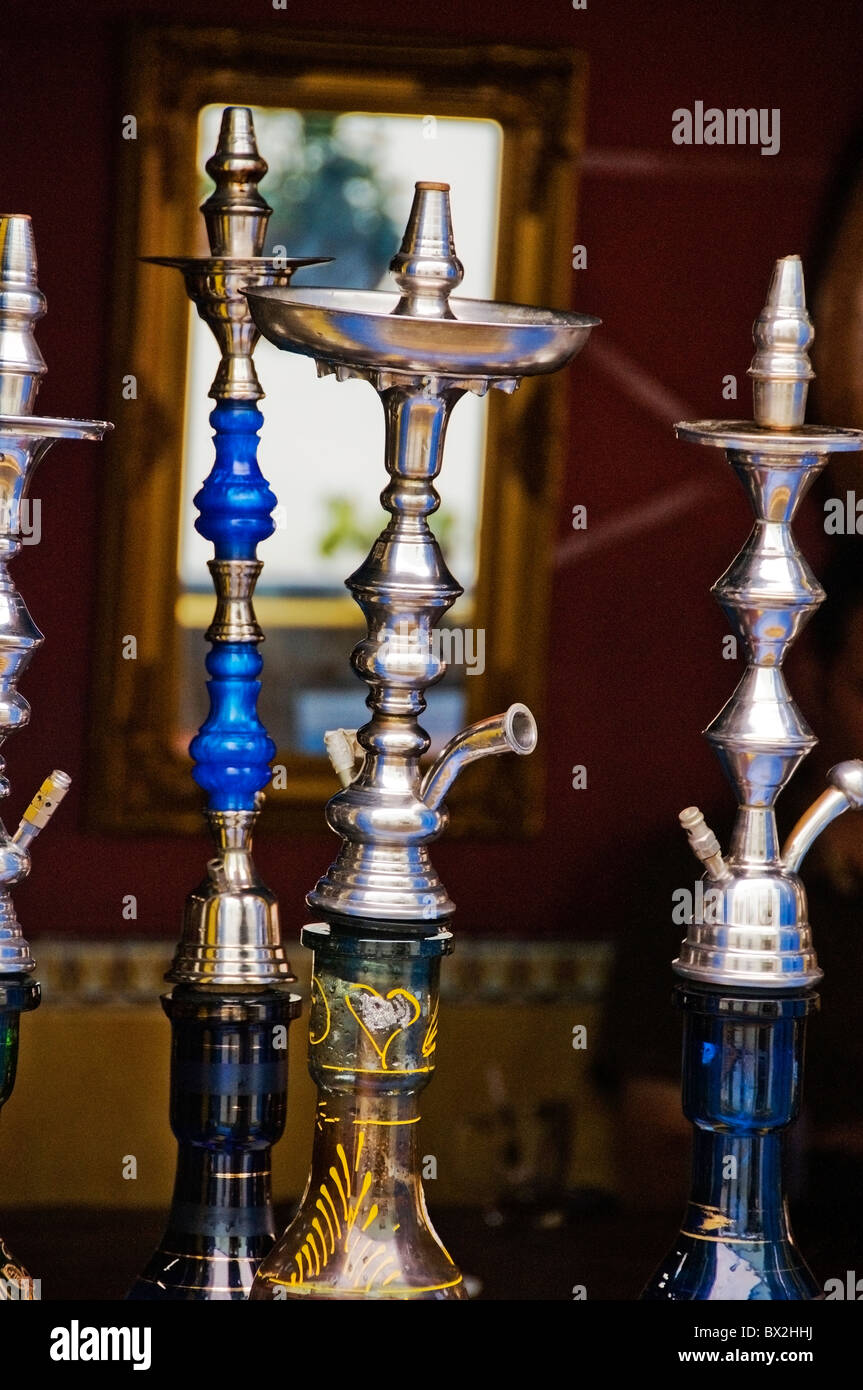 Hookah water pipes in Geylang district in Singapore Stock Photo - Alamy