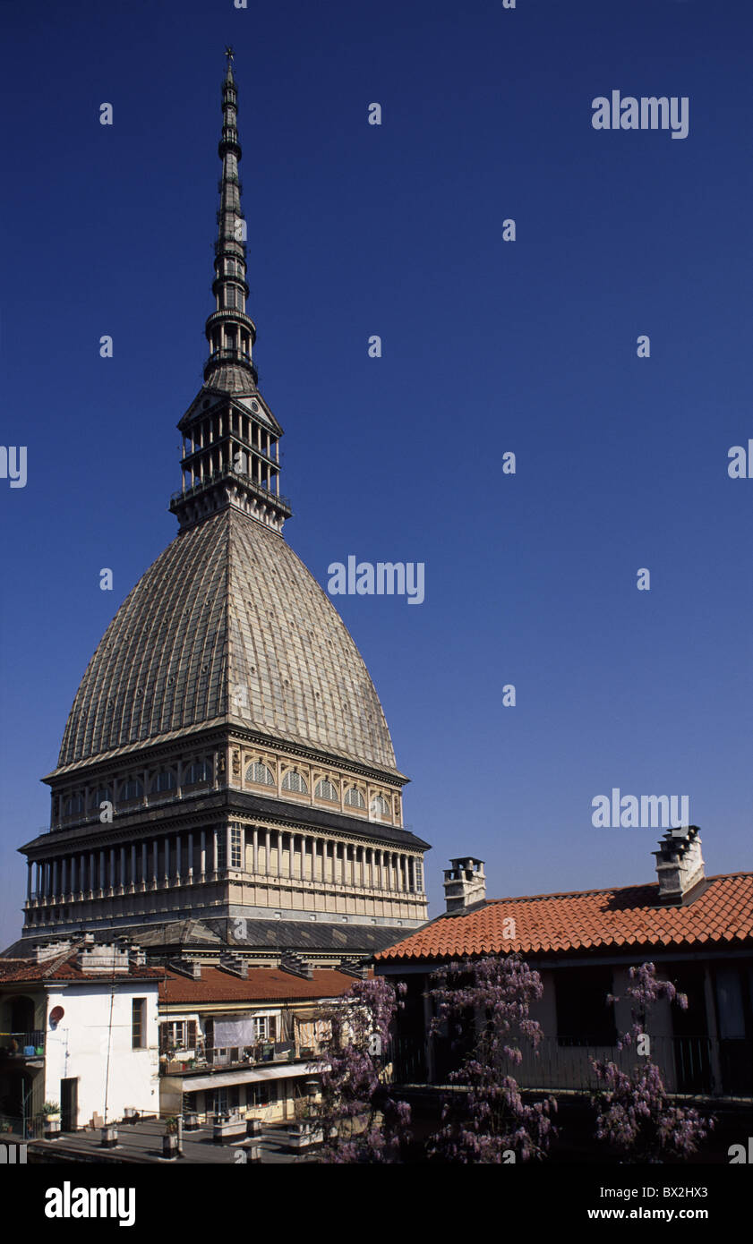 Antonelliana city Italy Europe jetty landmark mole Piedmont Torino ...