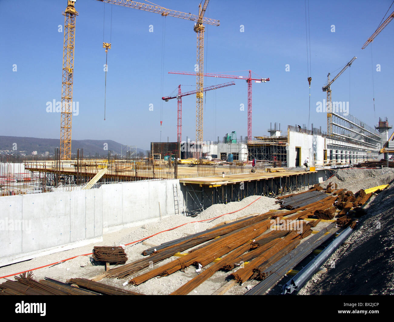 armouring iron building building site buildings Construction ...