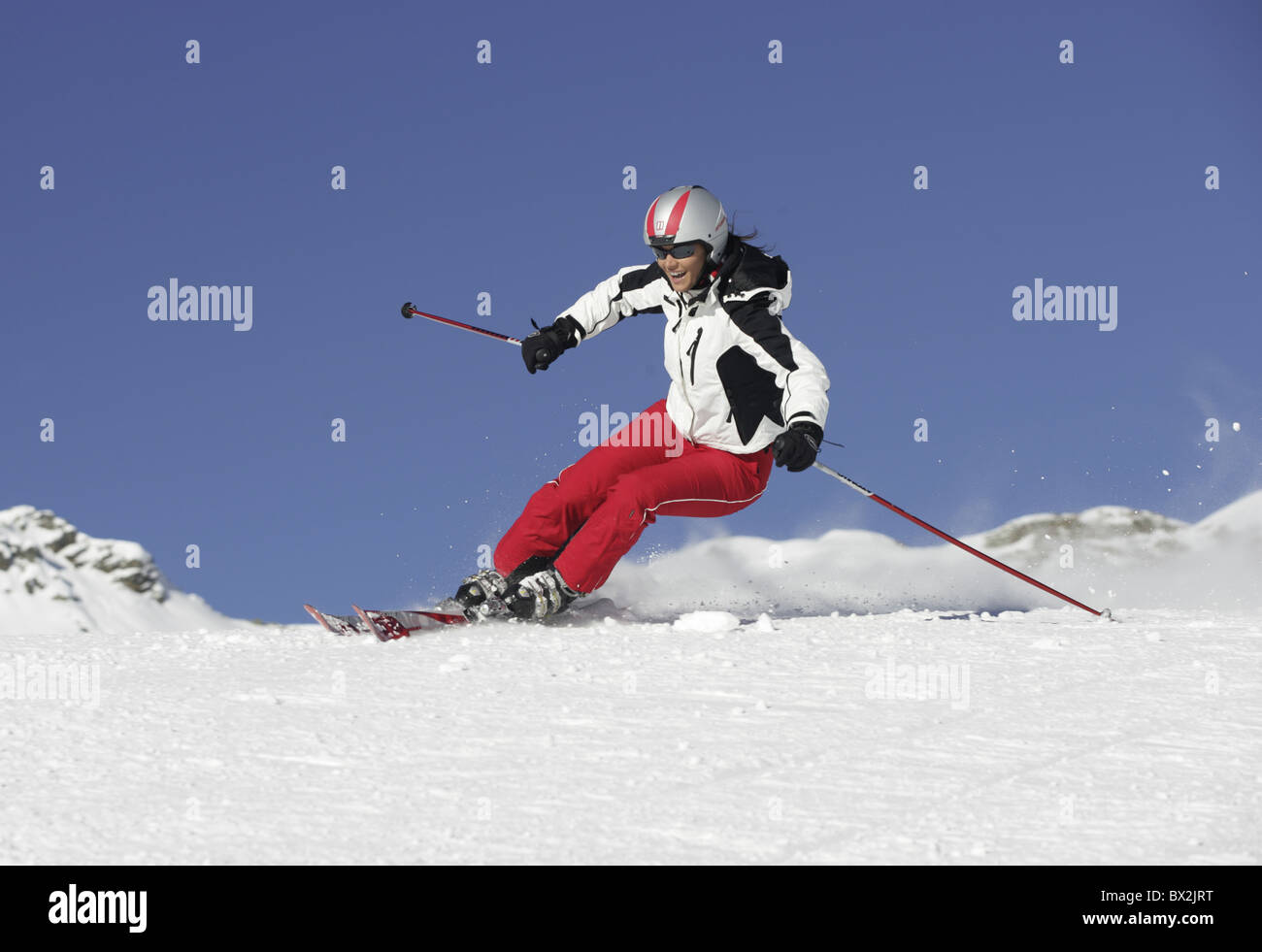 action Carving model released mountains runway ski skiing snow sports ...