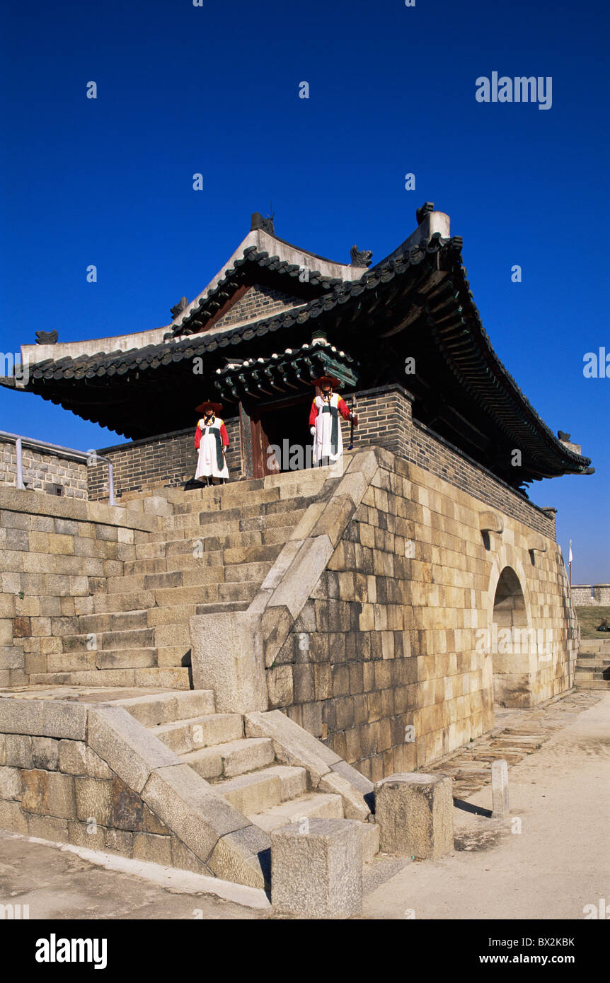 Asia Korea South Korea Seoul Suwon Hwaseong Fortress Hwaseomun Gate ...