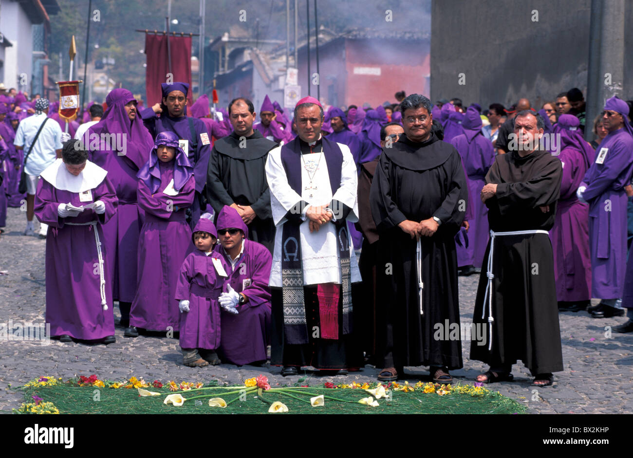Easter Procession Semana Santa Holy Week Antigua Guatemala Central ...