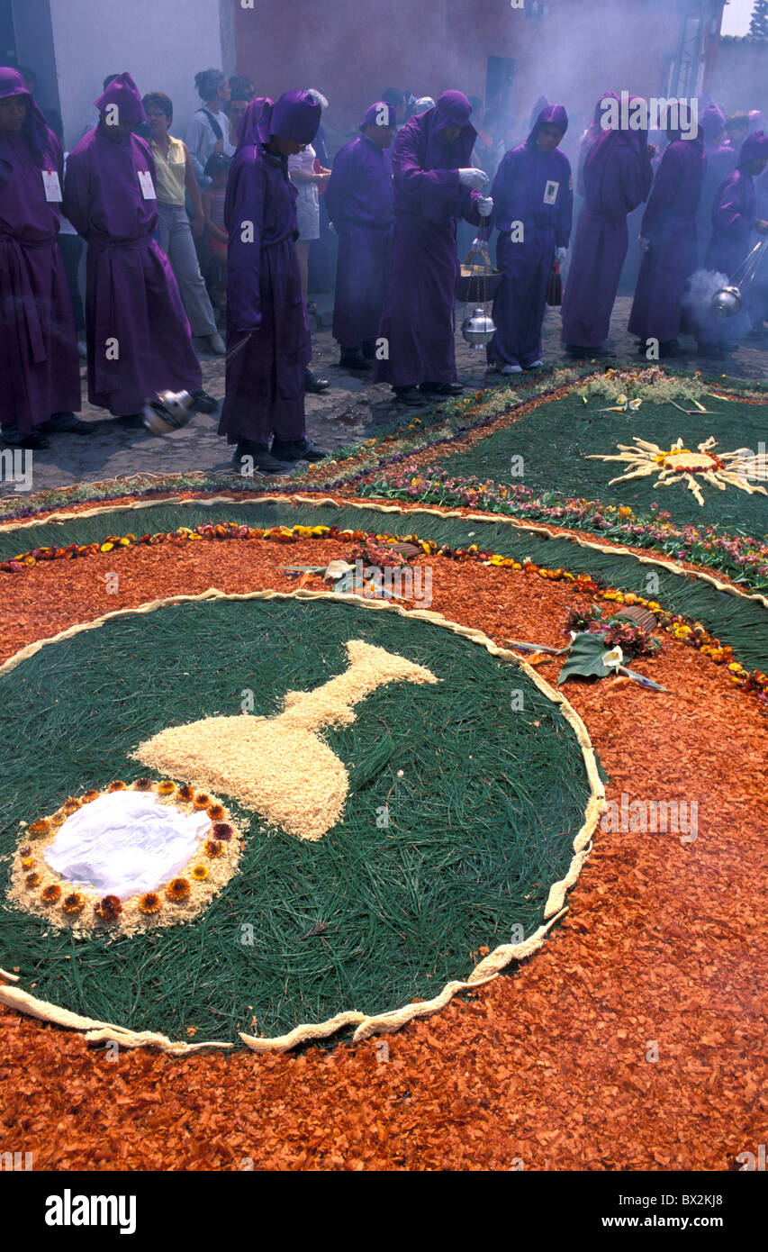 Easter Procession Semana Santa Holy Week Antigua Guatemala Central ...