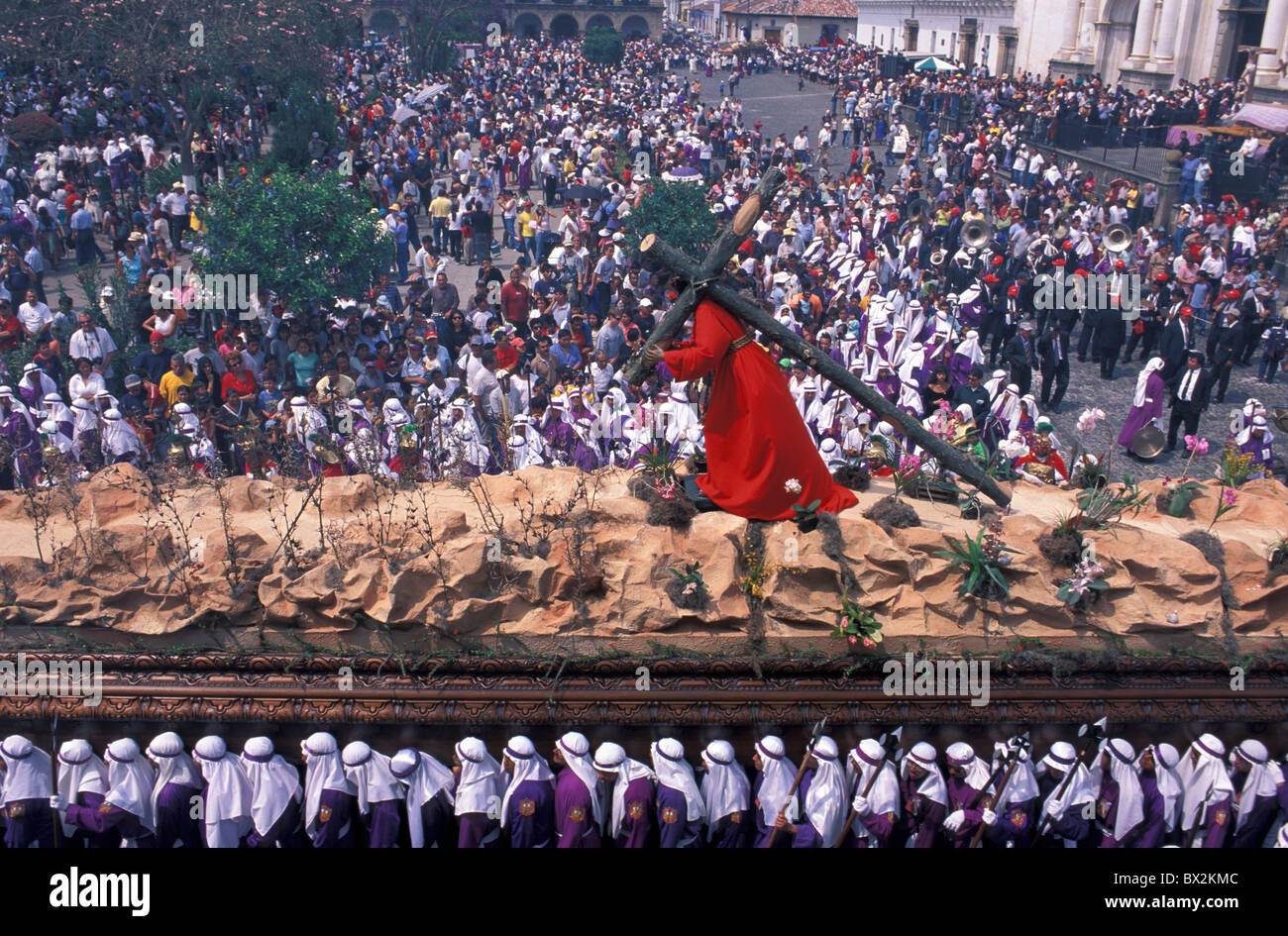 Easter Procession Semana Santa Holy Week Antigua Guatemala Central ...