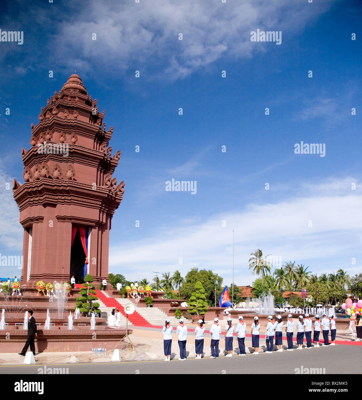 Independence day at Independent Monument in the Cambodian capital ...