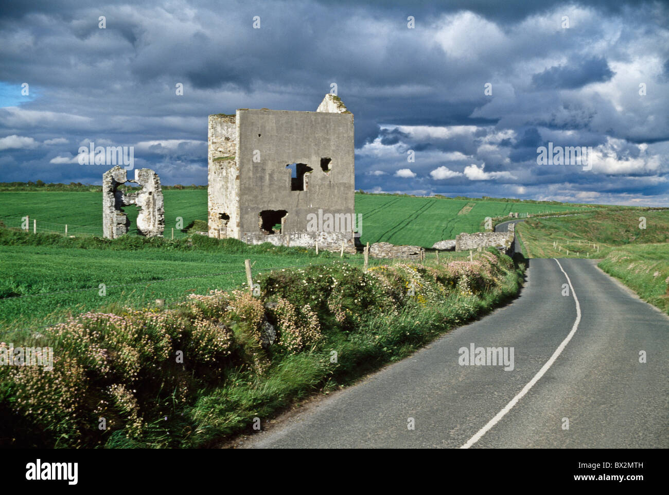 Copper Mining Ruins,Bunmahon,Co Waterford,Ireland;Old Ruins Next To A ...