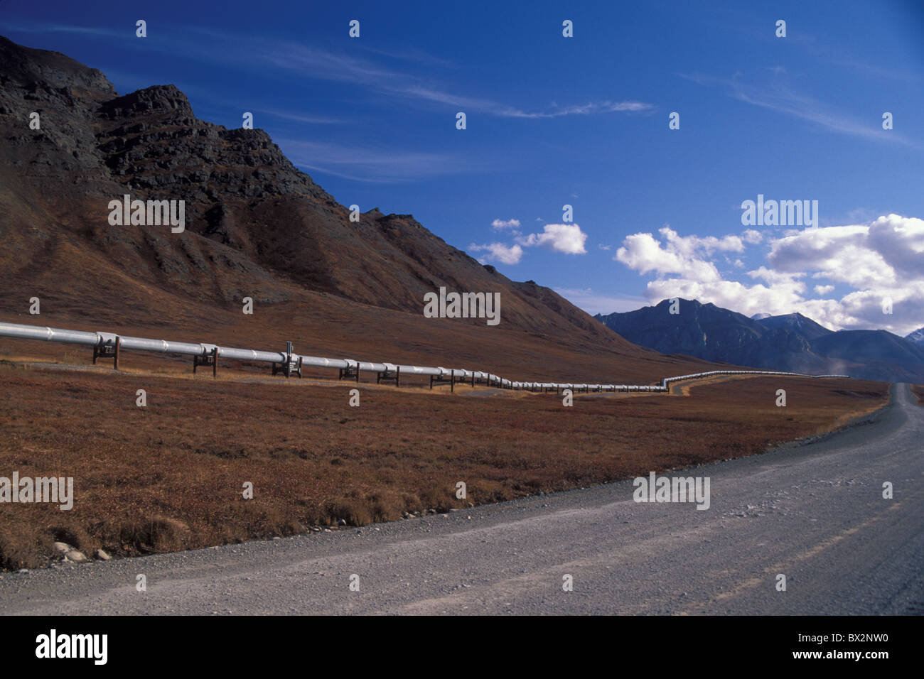 Alaska arctic Brooks Range Dalton Highway north Oil Pipeline Range ...
