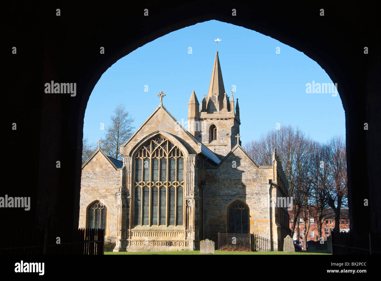 THE CHURCH OF ST LAWRENCE S ON THE SITE OF EVESHAM ABBEY ...