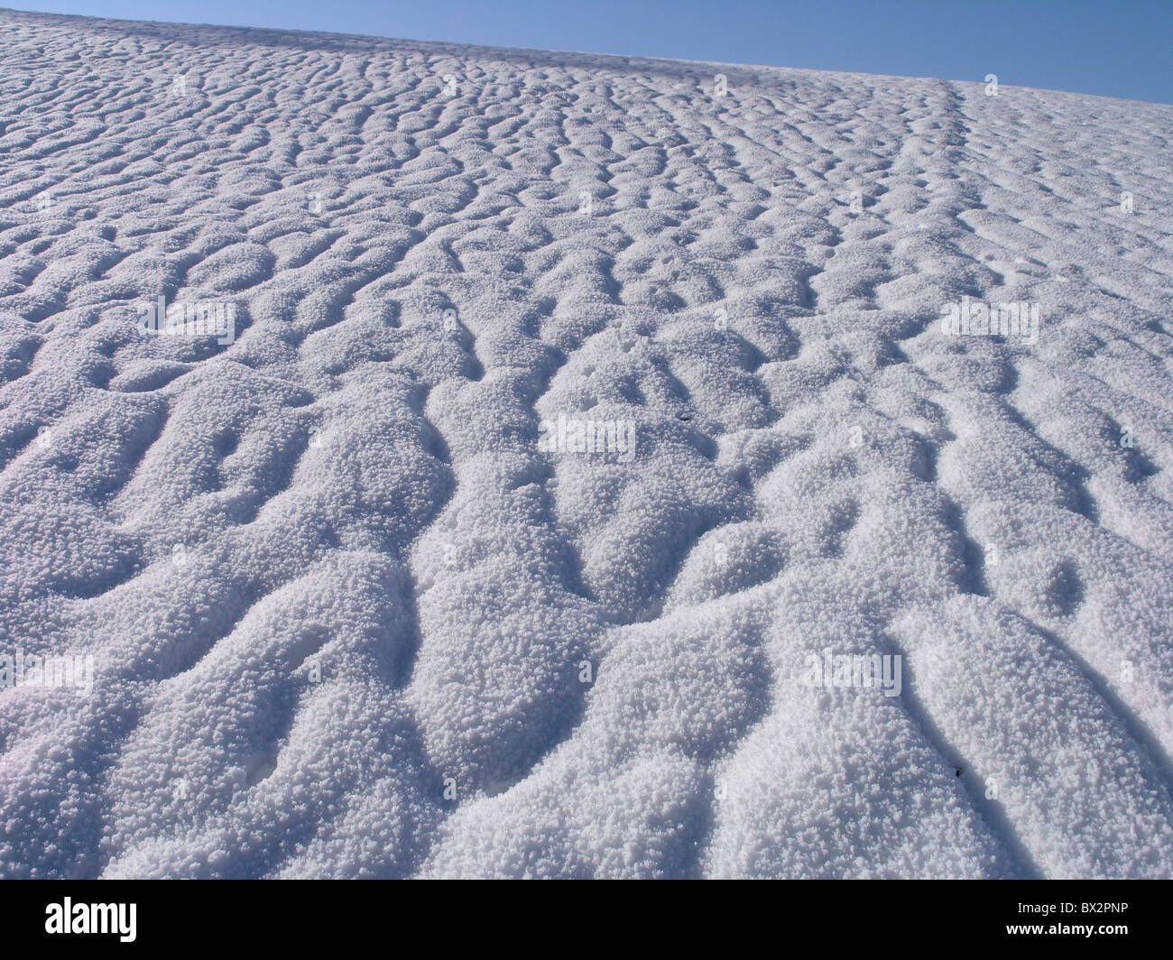 field snow profile structure snow field winter scenery Stock Photo - Alamy