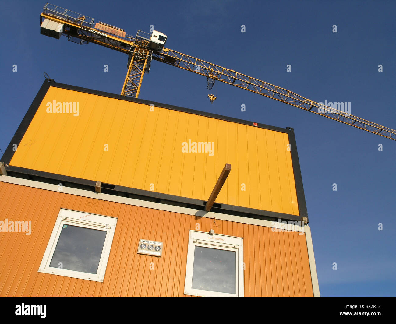 building site construction container container construction ...