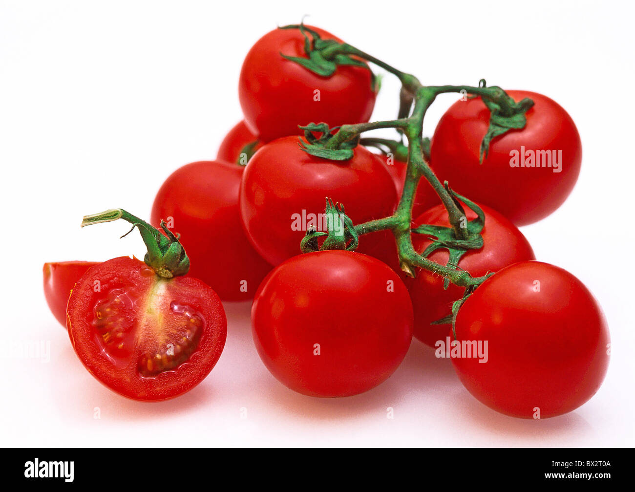 tomato cherry cocktail tomatoes Solanum lycopersicum vegetable food ...